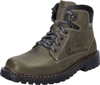 Josef Seibel Herren Winterstiefel Chance 51,Weite G (Normal),Wechselfußbett,wasserdicht,uebergangsschuhe,Winterboots,Oliv-Kombi,45 EU