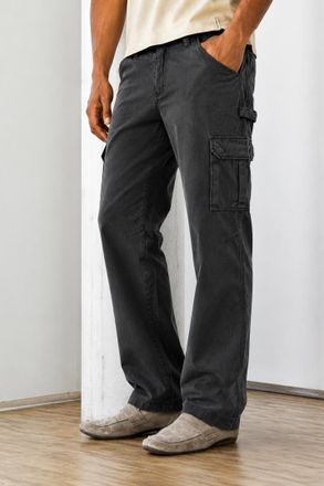 Hempage Hempage Herren vegan Cargohose Robust Schwarz