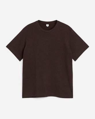 Arket Lockeres T-Shirt 220 GSM -Braun