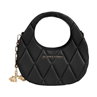 Silvian Heach Jednokomorowa Pikowana Handbag - - Bags - Damen - Schwarzk - ONE SIZE