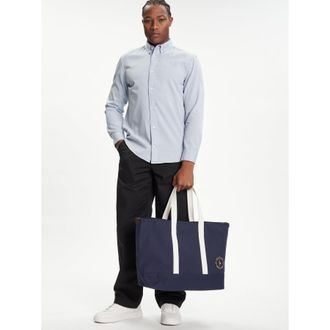 Tommy Hilfiger Handtasche Tommy Hilfiger Th Summer Tote AM0AM13557 Dunkelblau