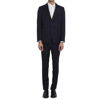 Tagliatore Massgeschneidertes Anzug-Sakko und Hosen-Set - - Suits - Herren - Blau - 3XL