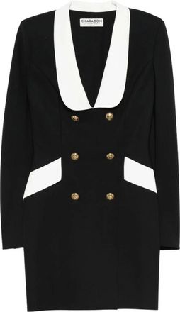 La Petite Robe Di Chiara Boni Femme, Robes, Multicolore, Taille: 40 FR Robe Blazer Crois&eacute;e