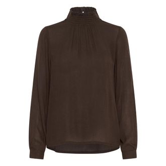 Kaffe Trine Bluse - - Blouses & Shirts - Damen - Braun - 2XL