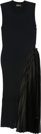 Emporio Armani Knielanges Kleid - Schwarz