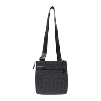 A|X Armani Exchange Crossbody Bag mit gepr&auml;gtem Logo-Stil - - Bags - Herren - Schwarzk - ONE SIZE