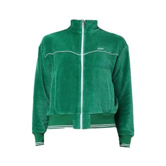 Autry SweaT-shirt Bicolore en Coton - Femme - Sweatshirts et sweats &agrave; capuche - Vert - Taille: 44 FR