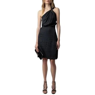 Zadig&Voltaire Robe Razal en satin - Femme - Robes - Noir - Taille: 40 FR