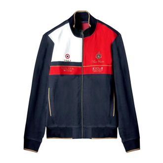 Aeronautica Felpa Color Block In Interlock e Piqu&eacute; Fe2011 - Homme - Vestes - Multicolore - Taille: 2XL