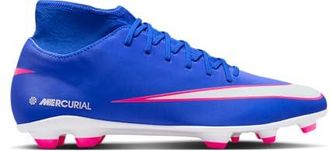 Nike Nike Superfly 10 Club FG/MG Chaussures de Football Unisexes, Bleu Racer/Blanc, Taille 45