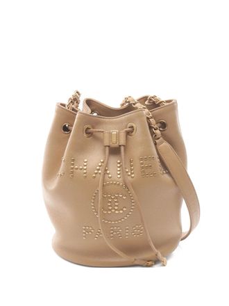 Chanel sac seau Deauville (2019) - Tons neutres