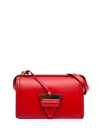 Loewe 2017 mittelgroße Barcelona Umhängetasche aus Leder - Rot