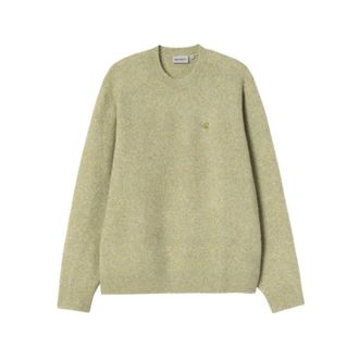 Carhartt Work in Progress Tangled Phlox Pullover - - Knitwear - Herren - Gr&uuml;n - S
