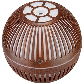 NUOBESTY Veemoon Kleiner Aroma Diffusor Holzmaserung Schall Luftbefeuchter F&uuml;r Wohnzimmer Schlafzimmer B&uuml;ro Tischdekoration Mit &Auml;therischen &Ouml;len