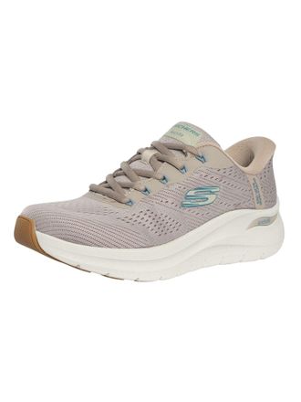 Skechers Herren Slip-Ins Arch Fit 2.0 Sneaker, Taupe/Blue, 45.5 EU