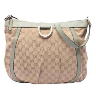 Gucci Sac bandouli&egrave;re en toile Pre-owned - Femme - Pre-owned - Beige - Taille: ONE Size