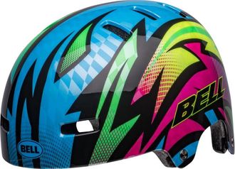 Bell Bell Span Fahrradhelme Gloss Blue/Magenta Psycho XS
