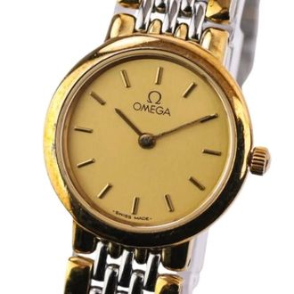 Omega Montre vintage Pre-owned - Femme - Pre-owned - Jaune - Taille: ONE Size