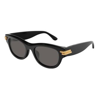 Bottega Veneta Lunettes de soleil carr&eacute;es Mitre - unisex - Accessoires - Noir - Taille: 52 MM