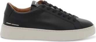 Crime London Weightless Low Top, Chaussures Sneakers, Mode Cuir Unisexe, Black Beige., 43 EU