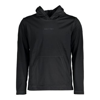 Calvin Klein Homme, Sweatshirts et sweats à capuche, Noir, Taille: M Sweat à Capuche Sport Noir Manches Longues Logo