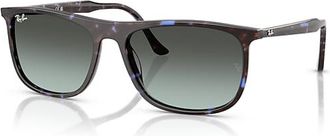 Ray-Ban Rb2216 Sonnenbrillen Havana Blue Turtle Fassung Blau Glas 61-18