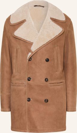 Manzoni24 Manzoni 24 Ledermantel braun