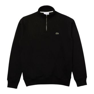 Lacoste Homme, Sweatshirts et sweats &agrave; capuche, Noir, Taille: L/Xl SweaT-shirt zipp&eacute; &agrave; col montant