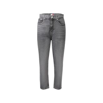 Tommy Hilfiger Cotton Denim Straight Fit Jeans - - Jeans - Damen - Schwarzk - W30 L30