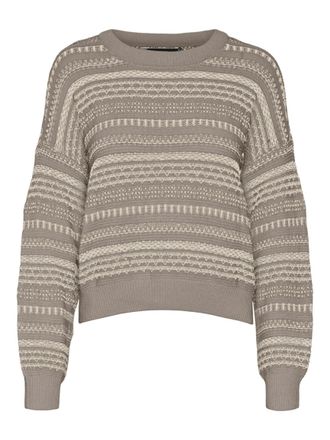 Vero Moda VMAMAZING LS O-Neck Stitch Pull. GA Boo