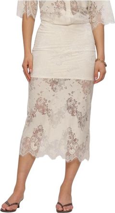 Edited Sharon Rock - - Skirts - Damen - Beige - S