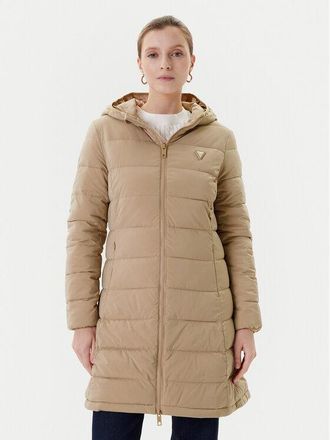 Guess Winterjacke V4YL05 WF3X0 Beige Regular Fit