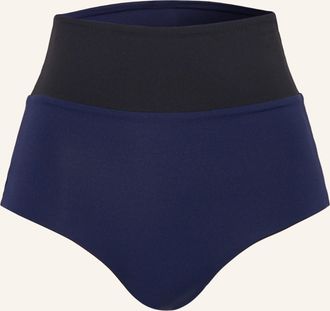 Mymarini Mymarini High-Waist-Bikini-Hose Surfshorts Zum Wenden blau