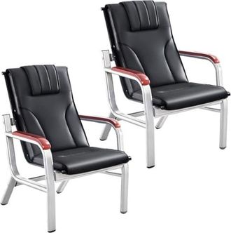 Generic YVYKFZD Banc de Salle Dattente avec accoudoirs, Chaises de réception en Similicuir, Chaise des Salle dattente pour Bureau, Banc des réception pour aér