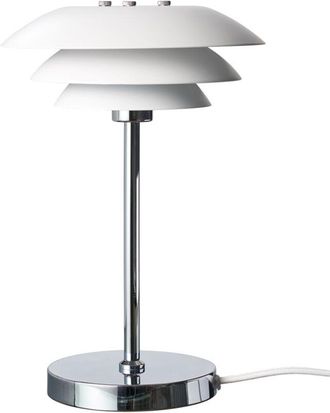 Dyberg Larsen Dyberg Larsen DL20 Tischlampe Wei&szlig; 30 cm Durchmesser 20