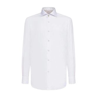 Kiton Baumwollhemd - - Shirts - Herren - Wei&szlig; - 4XL