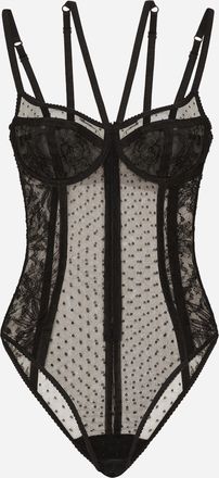 Dolce & Gabbana Body Aus Spitze - Frau Unterwäsche Schwarz Spitze 4