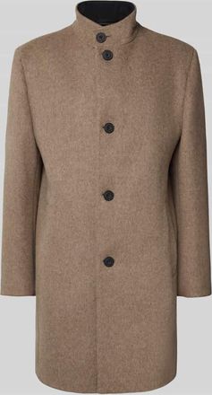 HUGO BOSS Regular Fit Mantel aus Woll-Mix Modell MINTRAX