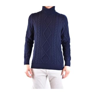 Tagliatore Rollkragenpullover - - Knitwear - Herren - Blau - XL