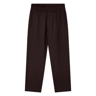 Olaf Hussein Schmale Elastische Hose - - Trousers - Herren - Braun - L
