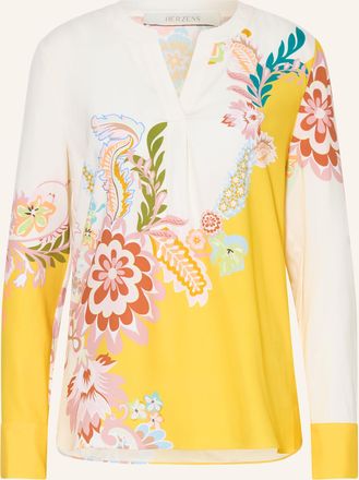Herzen&rsquo;s Angelegenheit Herzens Blusenshirt Aus Seide gelb