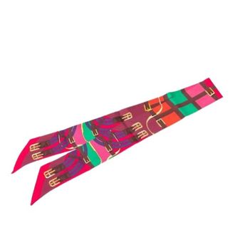 Herm&egrave;s Pre-owned Twilly Scarf - Mors a Jouets - Femme - Pre-owned - Multicolore - Taille: ONE Size