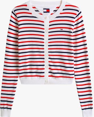 Tommy Hilfiger Cardigan ajust&eacute; &agrave; col ras-du-cou