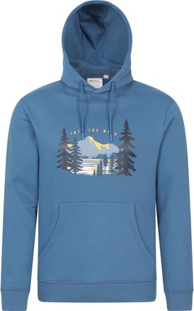 Mountain Warehouse Into The Wild Kapuzenpullover f&uuml;r Herren (Blau)
