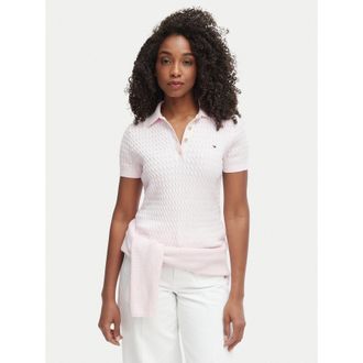 Tommy Hilfiger Poloshirt WW0WW41474 Rosa Regular Fit