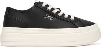 Tommy Jeans Sneakers Tommy Jeans Tjw Flatform Sneaker Ltr EN0EN02964 Schwarz