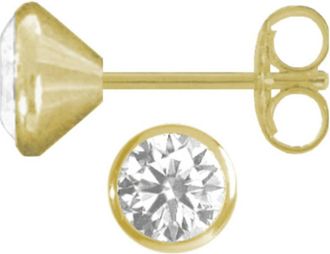 Firetti Ohrstecker ca. 5,5 mm mit Zirkonia