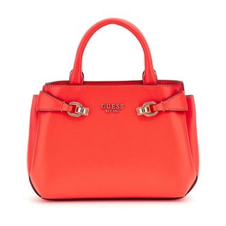 Guess unisex, Sacs, Rouge, Taille: ONE Size Lorelei Sac Bandoulière Girlfriend Rouge Corail