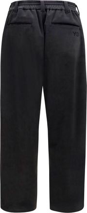 Yohji Yamamoto Corduroy Velvet Trousers - Black