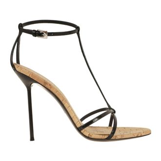 PARIS TEXAS Lidia T-Strap Sandale - - Shoes - Damen - Schwarzk - 41 EU